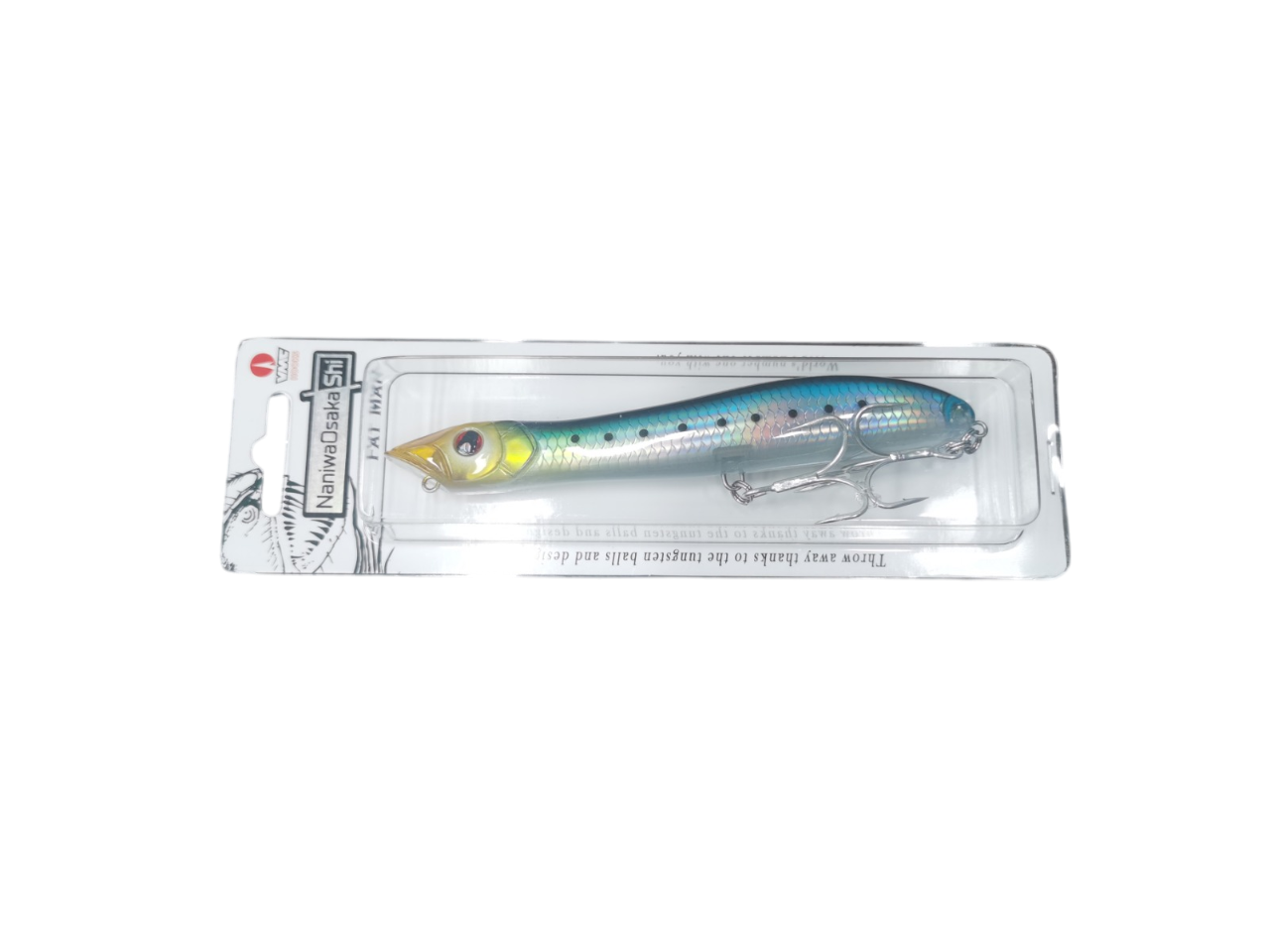 NaniwaOsakaShi Fat Man 13.5 Cm 26 Gr Su Üstü Maket Yem C010