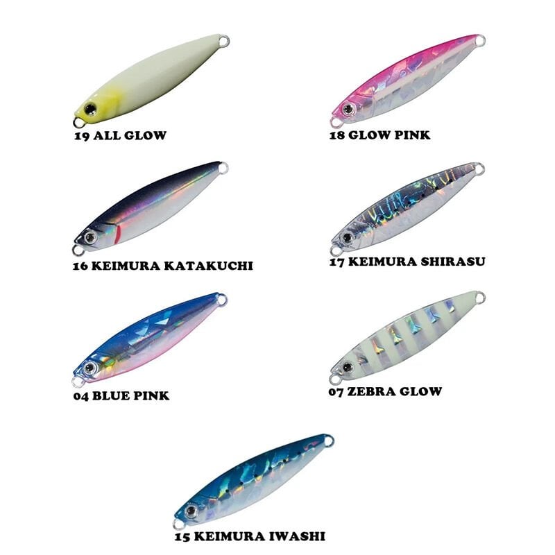 Major Craft Jigpara Micro 10gr Jig Yem 07 ZEBRA GLOW